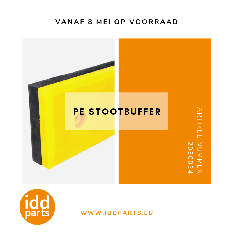 Nieuw: PE Stootbuffer - IDD-Parts onderdelen voor overheaddeuren en ...