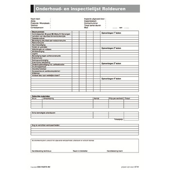 Inspectie & onderhoud IDD-Parts
